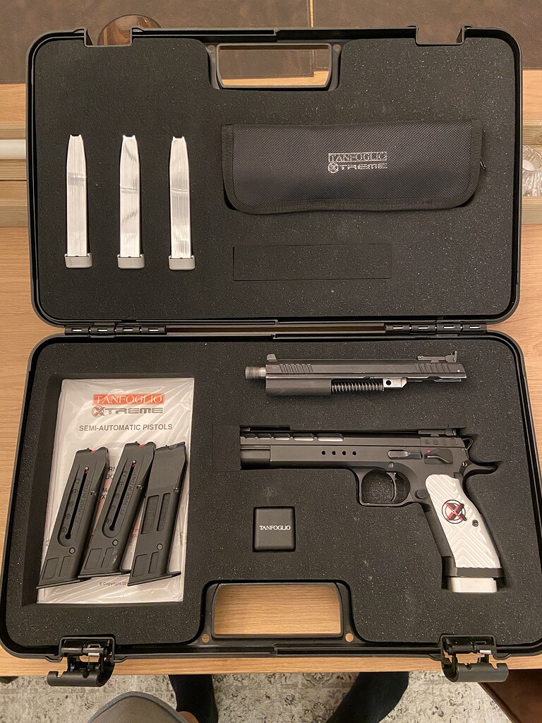 (SÅLD) Tanfoglio gold match extreme 2019 - Vapen säljes - skytteforum.com