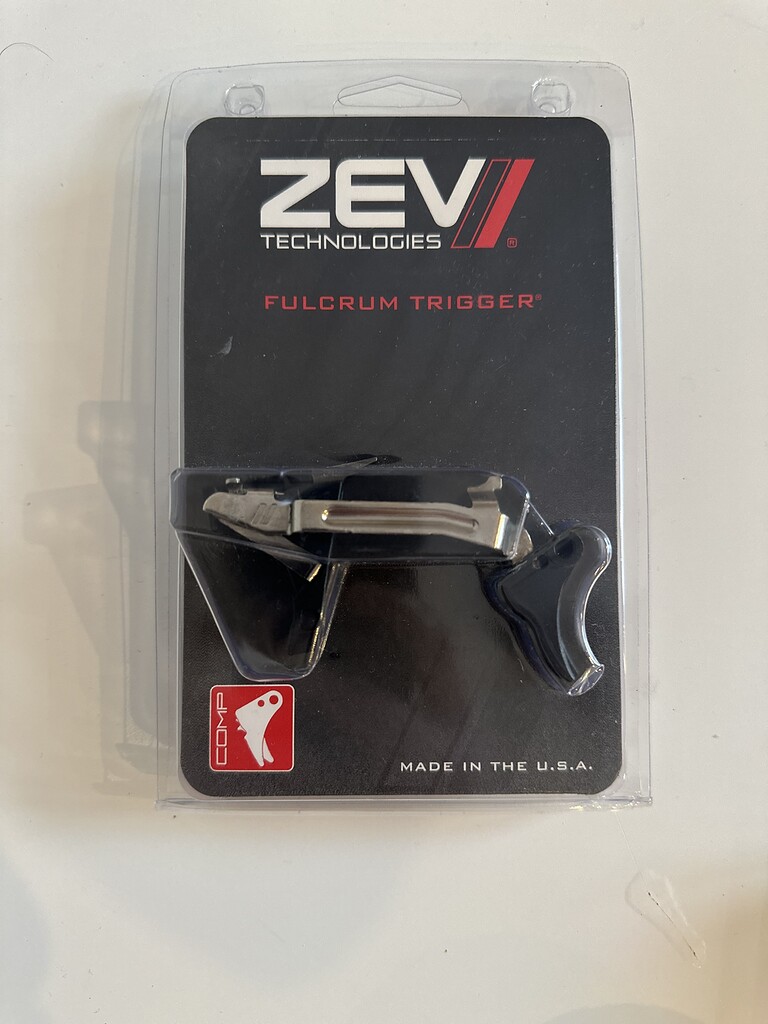 ZEV Fulcrum Adj Trigger Drop-In Kit, Glock såld ta bort - Tillbehör ...