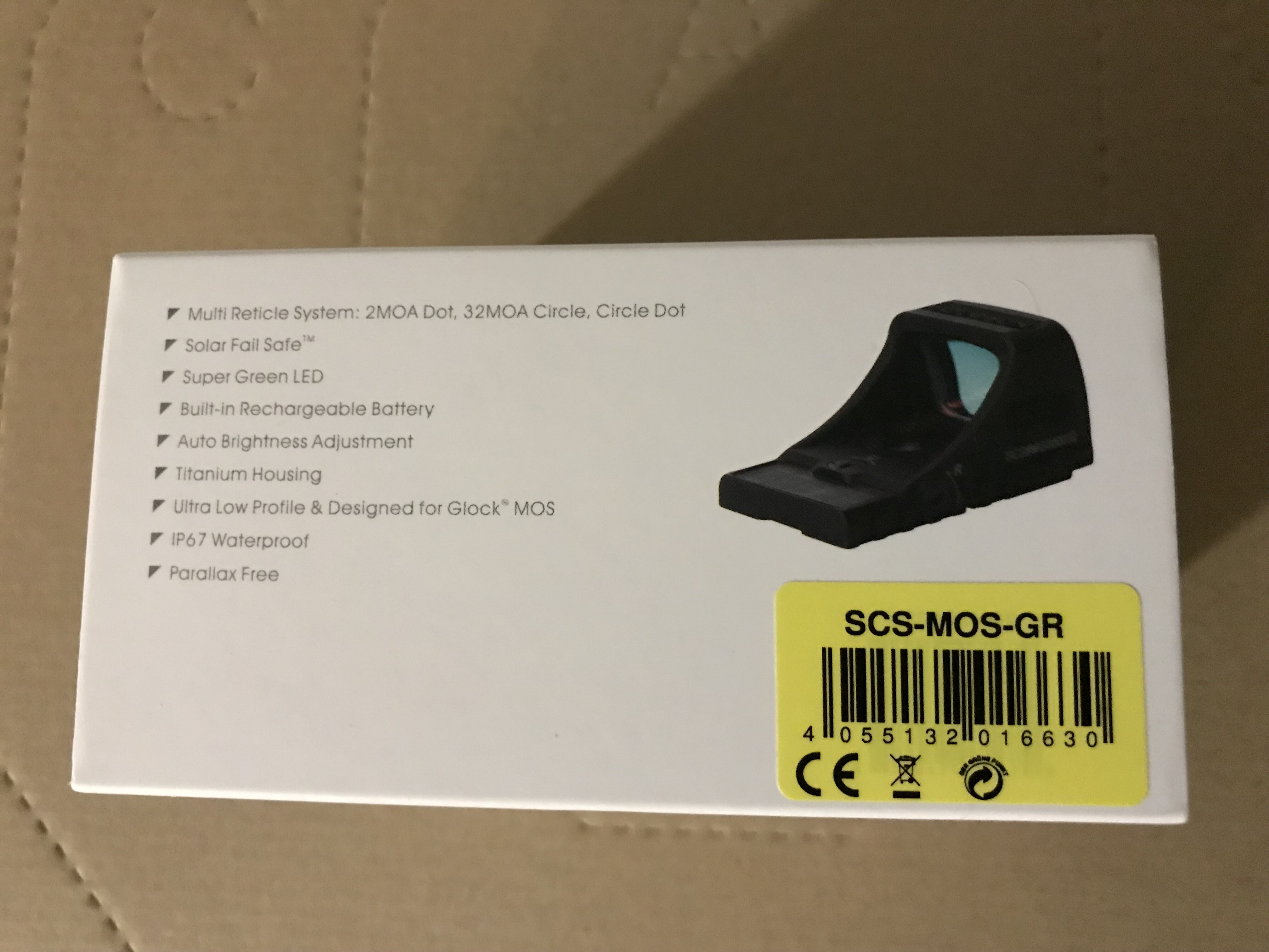 Holosun SCS-MOS-GR i nära nyskick - Tillbehör Säljes - skytteforum.com